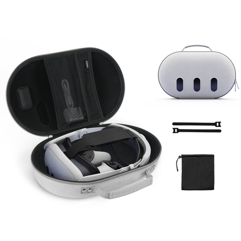 Aubika Hard Carrying Case for Oculus Quest 3/Quest 2/Quest Pro/PICO 4 ...